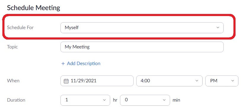 Alternative Hosts and Scheduling Privileges | Zoom
